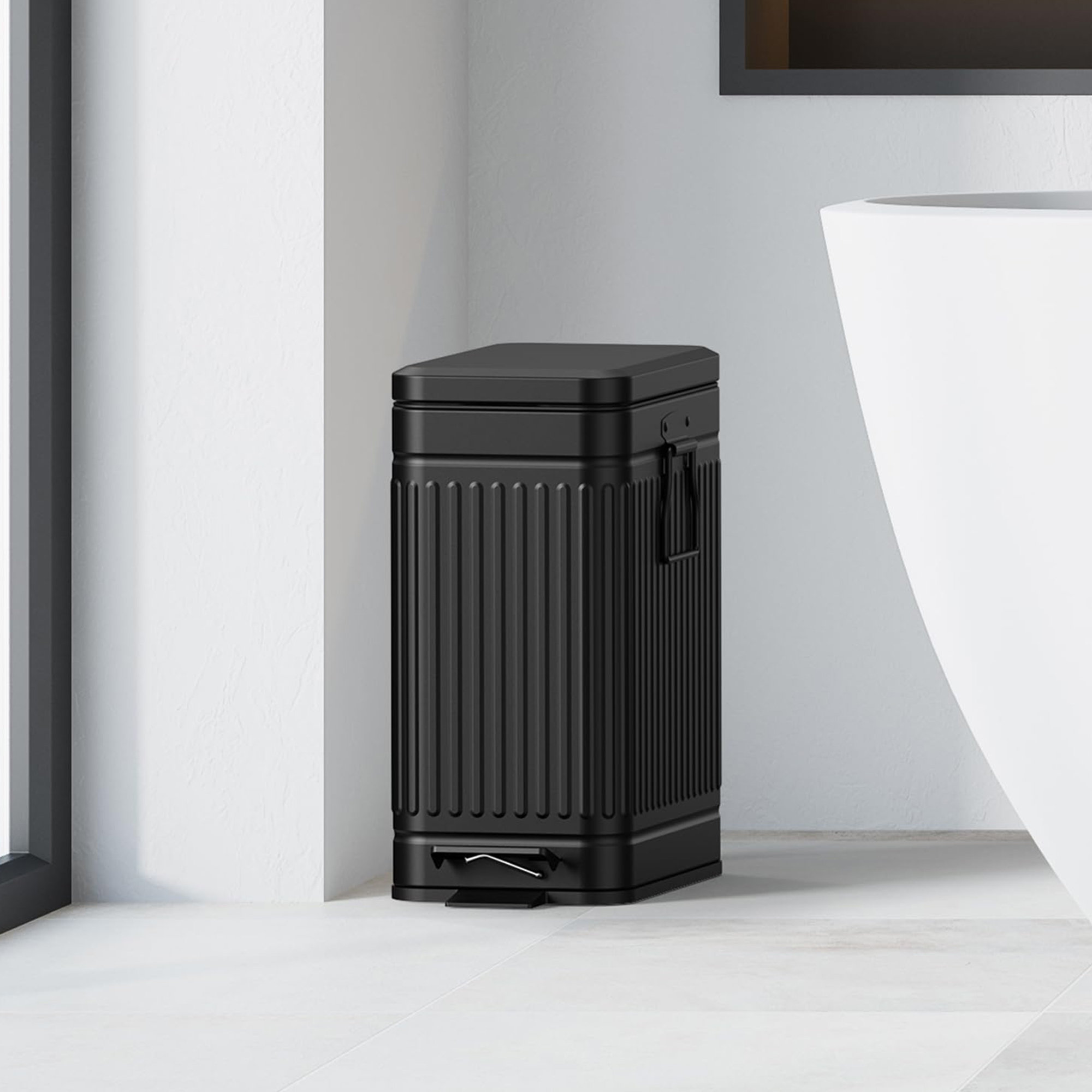 KJETHKEY 2.6 Gal Stainless Steel Outdoor Dog Poop Garbage Can - Wayfair ...