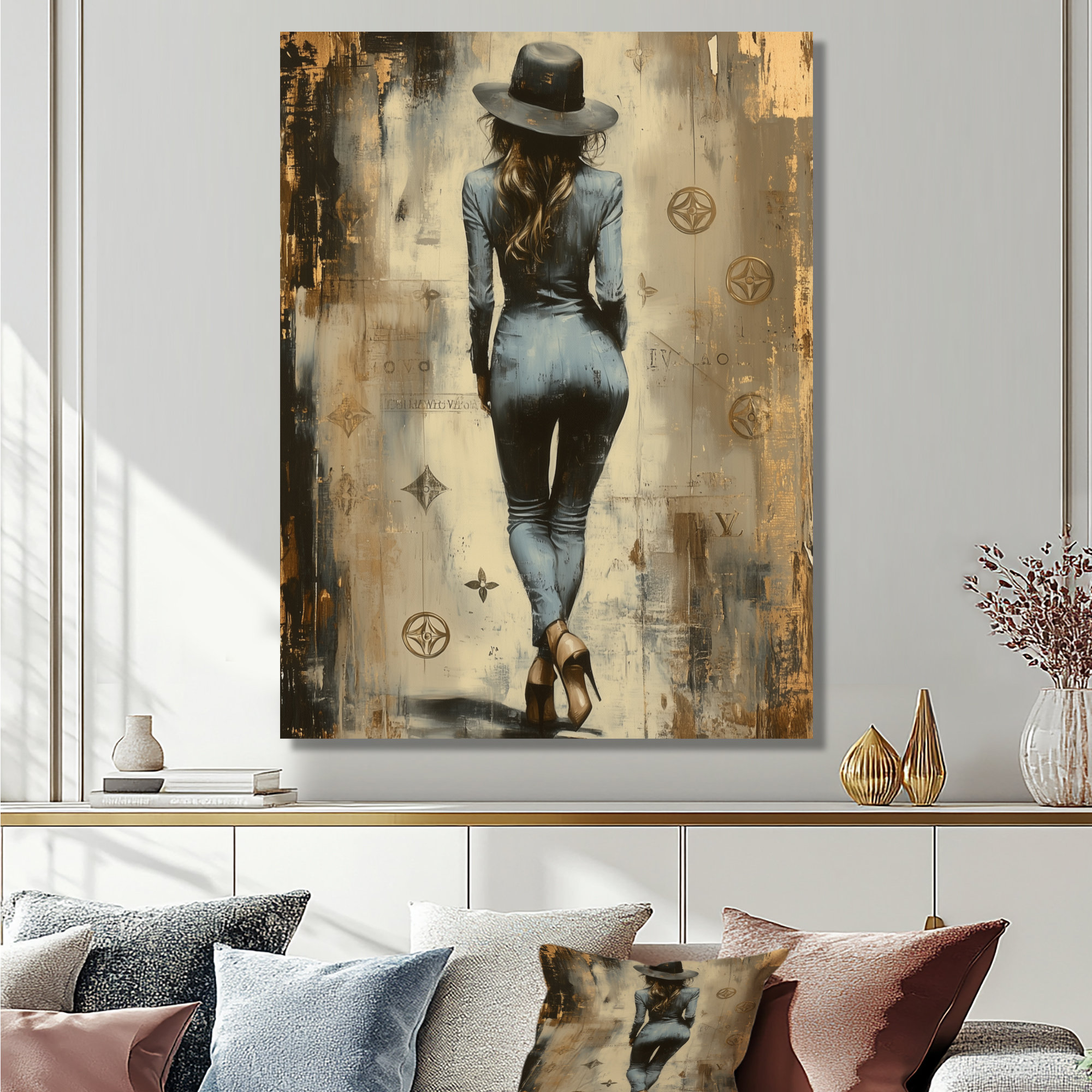 Latitude Run® Curvy Classy Woman - Fashion Girl Power Wall Decor | Wayfair
