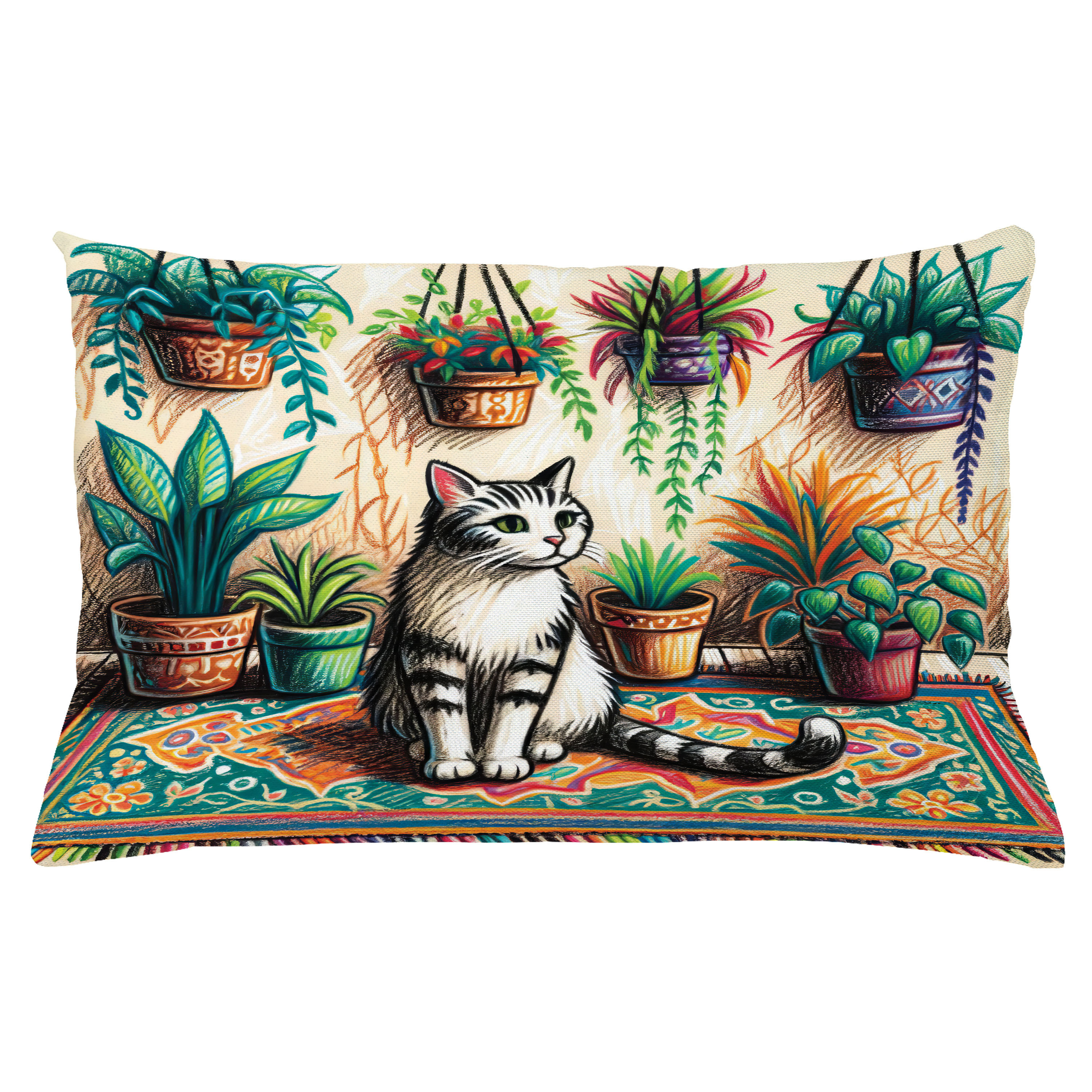Ambesonne Cat Pillow Cover | Wayfair