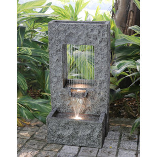 Floor Outdoor Fountains You'll Love | Wayfair