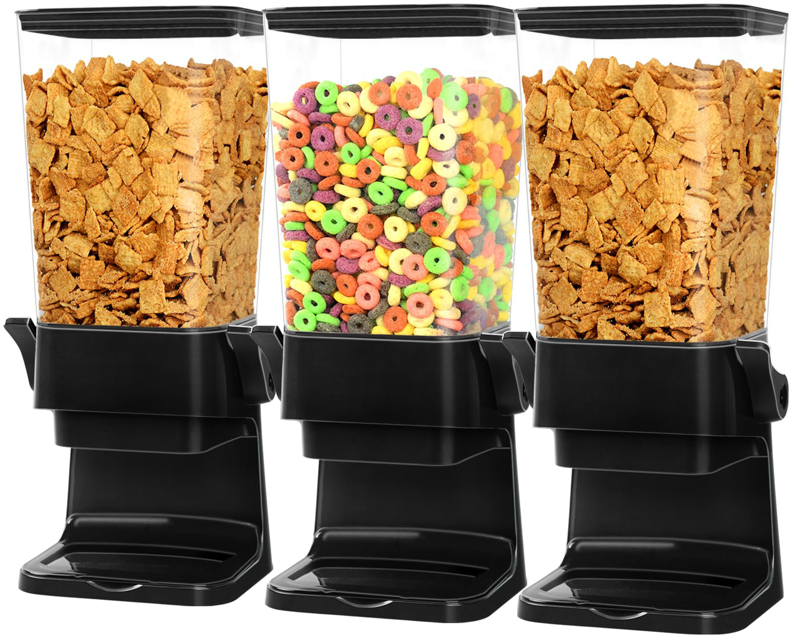 Prep & Savour Cereal Dispenser Countertop Large Cereal Containers ...