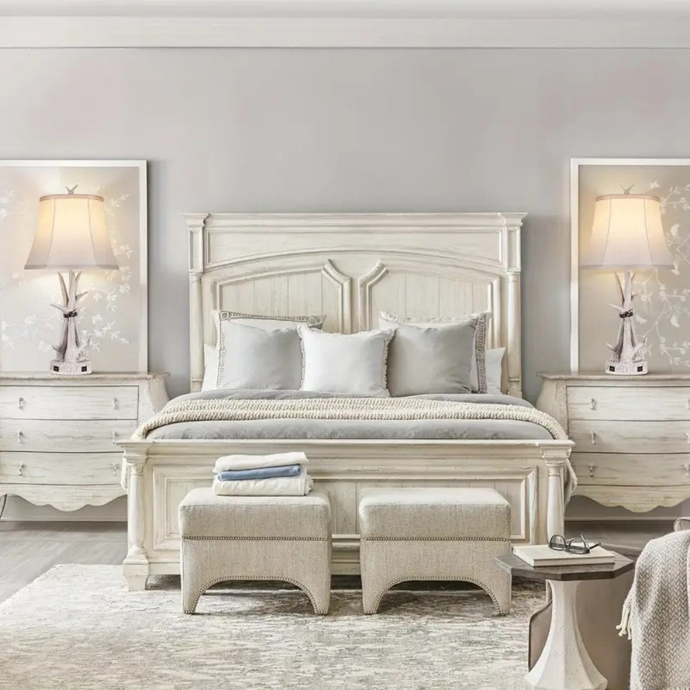 Loon Peak® Rustic Antler Table Lamps Set Of 2 With Dual USB Port ...