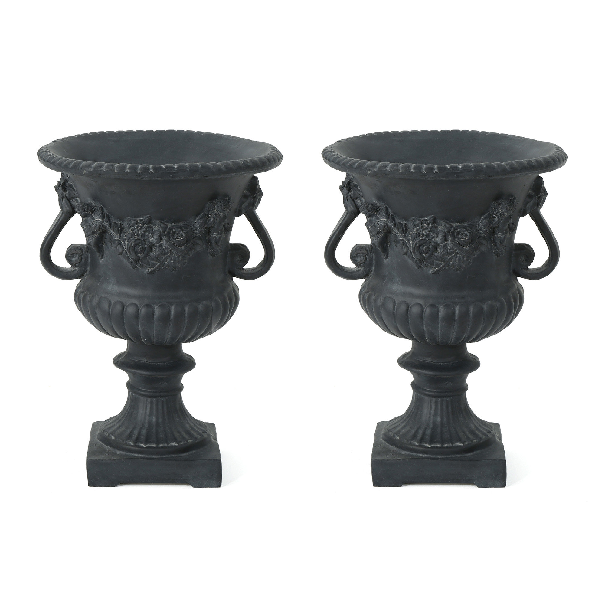 Darby Home Co Outdoor Urn Planters Decor Garden Pots Indoor Urn Filters ...