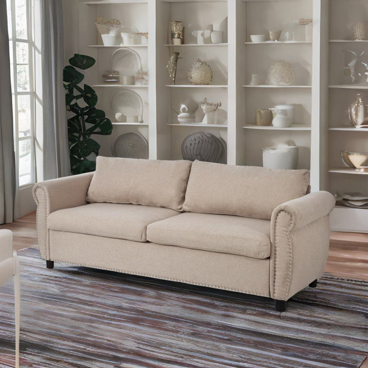 Latitude Run® Rustina 80.7'' Corduroy Sleeper Sofa | Wayfair