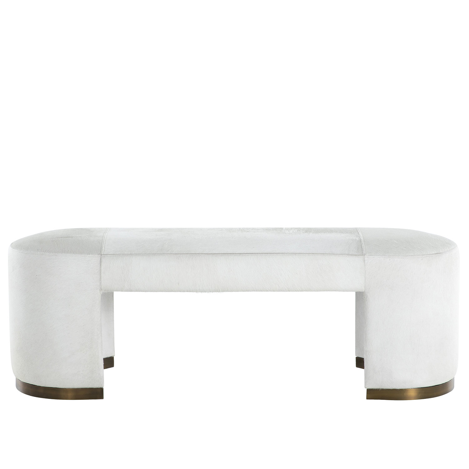 Gabby Genuine Fur Upholstered Bench | Wayfair