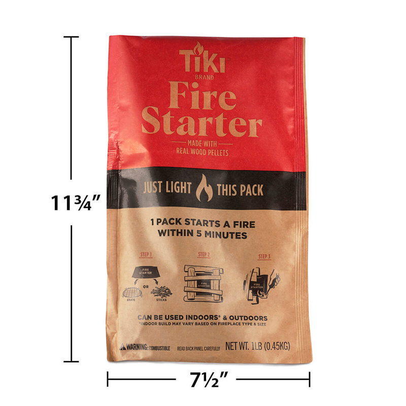 TIKI Brand TIKI® Brand Fire Pit Starter Pack & Reviews | Wayfair
