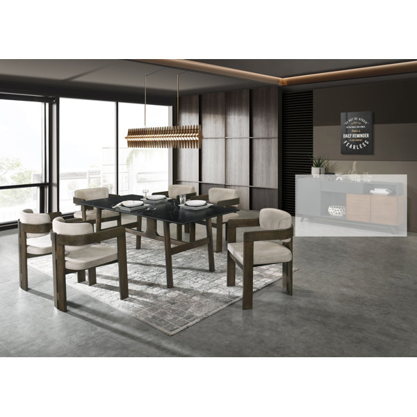 George Oliver Braden Rectangular 71'' L x 35'' W Dining Set | Wayfair