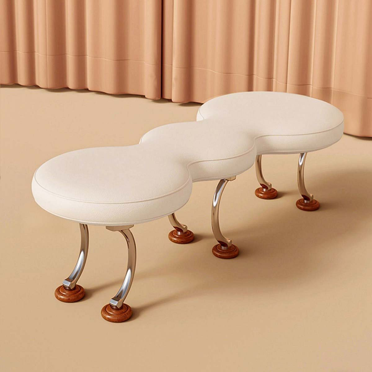SINNOG Creamy Style Cute Ant-Shaped Entryway Shoe Bench | Wayfair