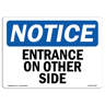 SignMission Entrance on Other Side Sign | Wayfair