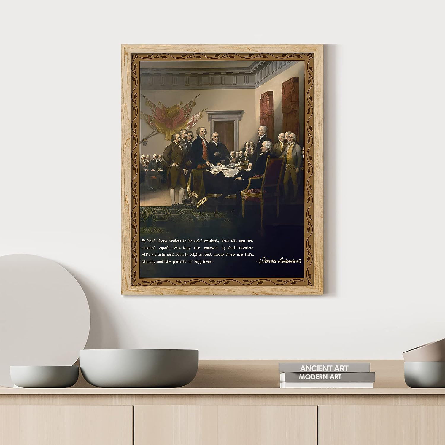 SIGNLEADER Declaration Of Independence Framed Print | Wayfair