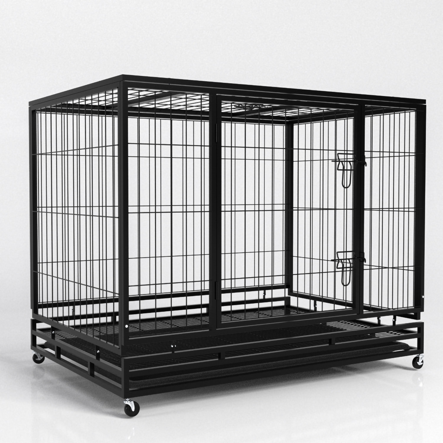 Tucker Murphy Pet™ Sturdy Safe Folding Heavy Duty Dog Crate Cage Kennel ...