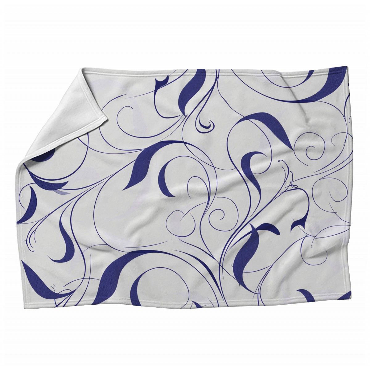 VisionDecor Floral pattern Fleece Throw Blanket - Art Throws for Sofas ...