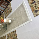 Alcott Hill® Pennock Thick Border Table Runner & Reviews | Wayfair