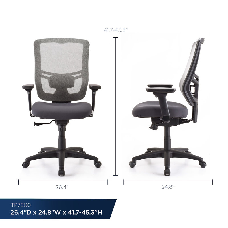 Tempur-Pedic Synchro-Tilt Ergonomic Task Chair | Wayfair