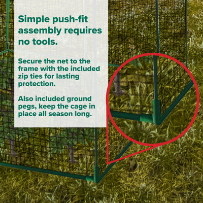 World Source Partners 79.2'' W x 109.2'' D Fruit Cage & Reviews | Wayfair