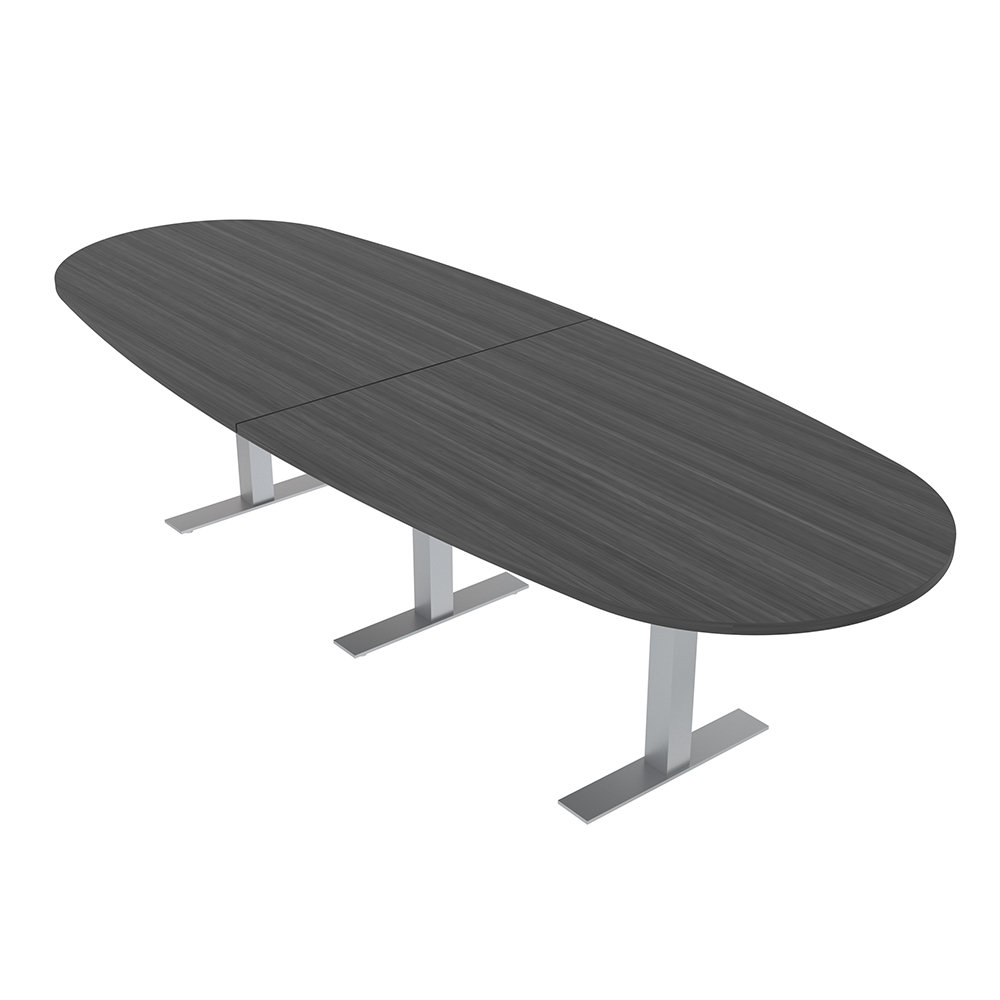 Skutchi Designs, Inc. 12X4 Oval Boat Modular Conference Table Metal T ...