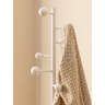 Trinx Karanja Metal Freestanding 8 - Hook Coat Rack with Marble Base ...