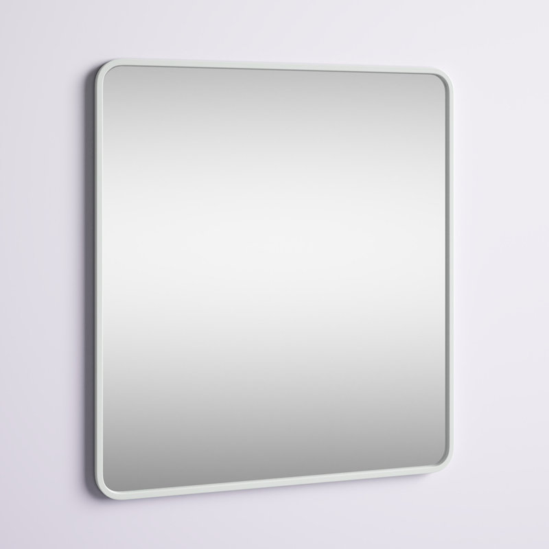 RE/FINE™ Sabine Metal Rounded Rectangle Wall Mirror & Reviews | Wayfair