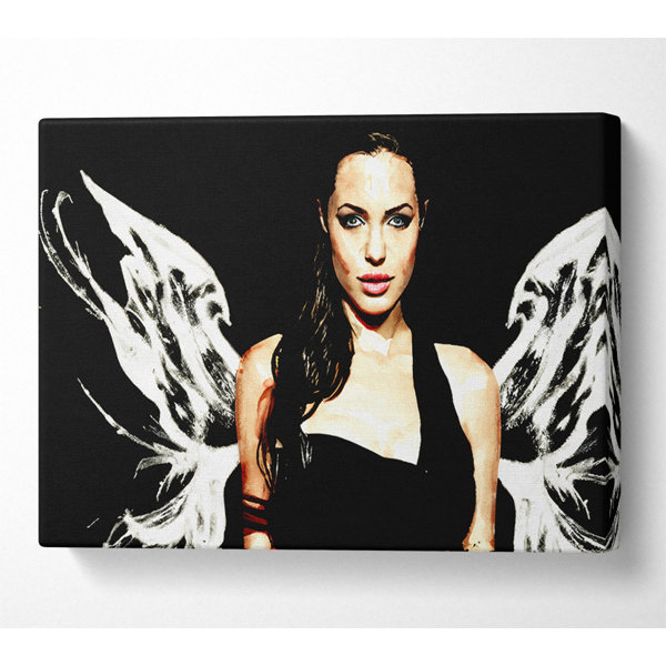 ClassicLiving Angelina Jolie Angel Wings - Wrapped Canvas Art Prints ...