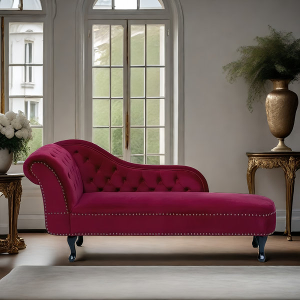 Red Chaise Lounge Chairs You'll Love | Wayfair