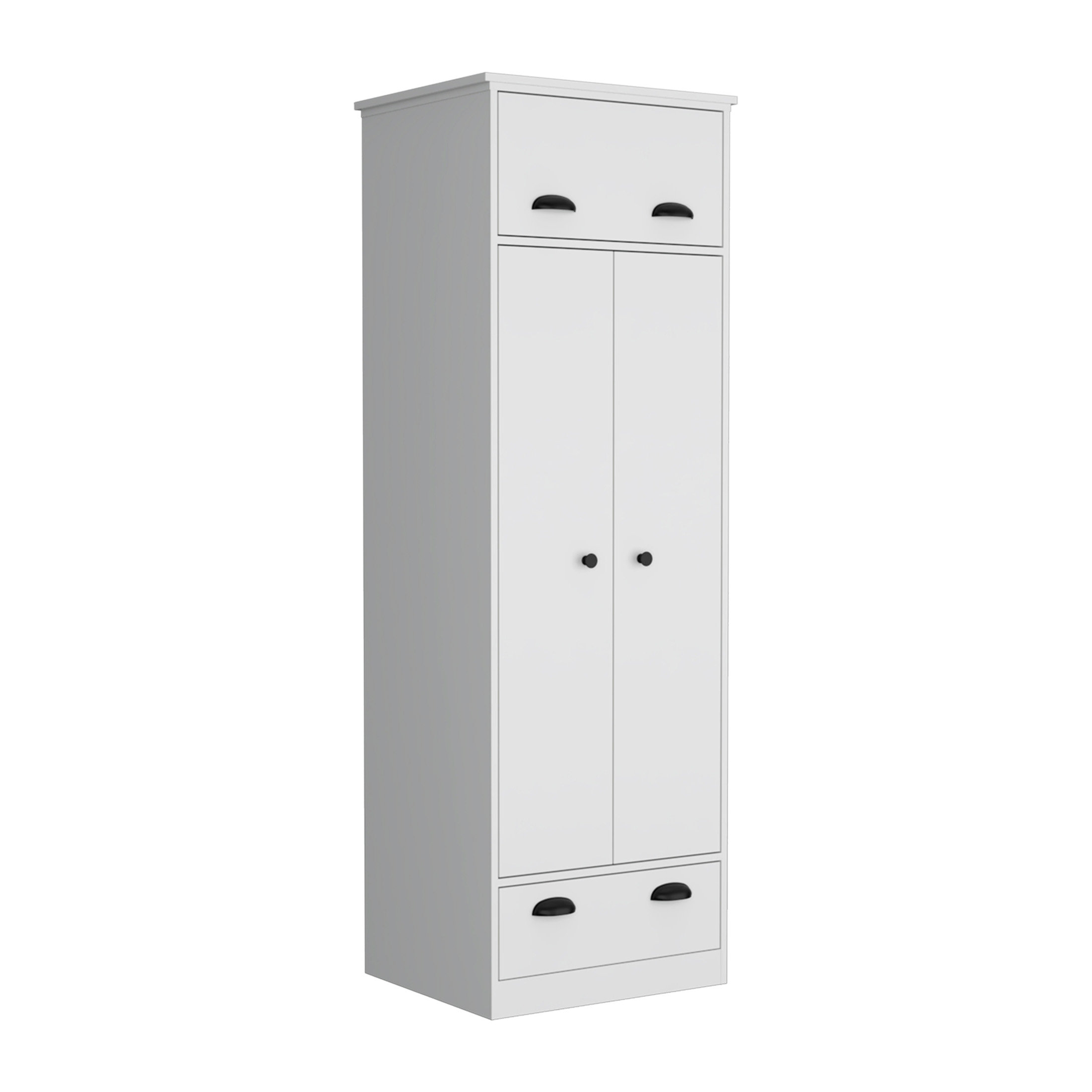 Lark Manor™ Falkland Armoire with 1 Drawer and 1 Hinged Drawer with ...
