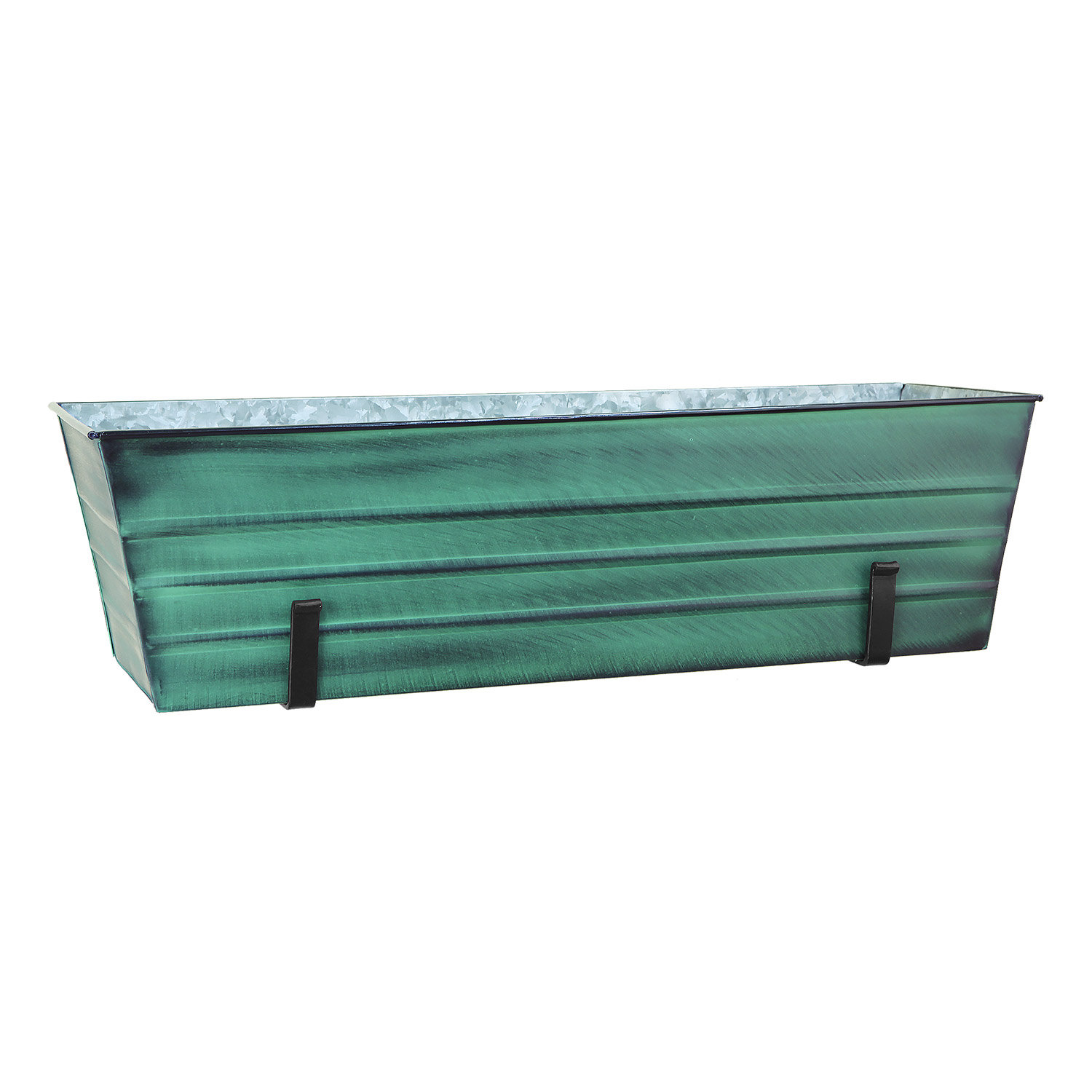 Gracie Oaks Paxtonia Galvanized Steel Window Box Planter & Reviews ...
