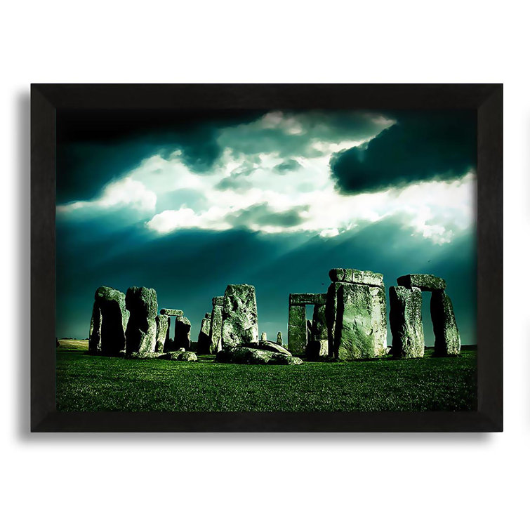 Brayden Studio Stonehenge Sunblaze - Single Picture Frame Art Prints on ...
