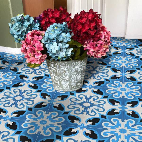 Moroccan Mosaic Tile House Agadir 8" x 8" Cement Patterned Wall & Floor ...