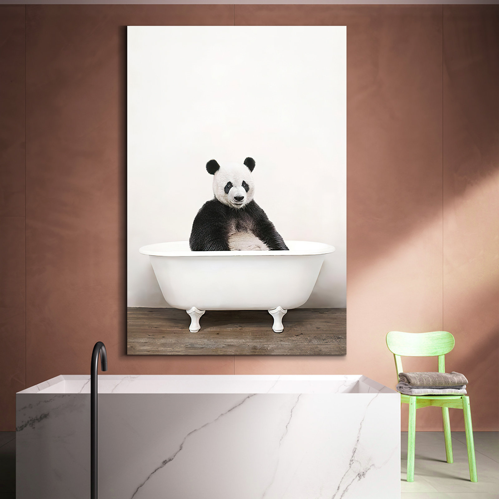 Trinx Wall Art Animal Panda Paintings Canvas Prints For Wall Decoration ...