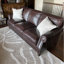 Lark Manor Ellard Genuine Leather Rolled Arm Sofa & Reviews | Wayfair