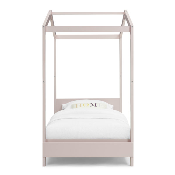 Delta Children Twin Solid Wood Platform Standard Bed with Shelves by ...
