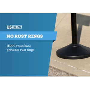 USWeight 4' Sign Post and 40 lb. Base Kit | Wayfair