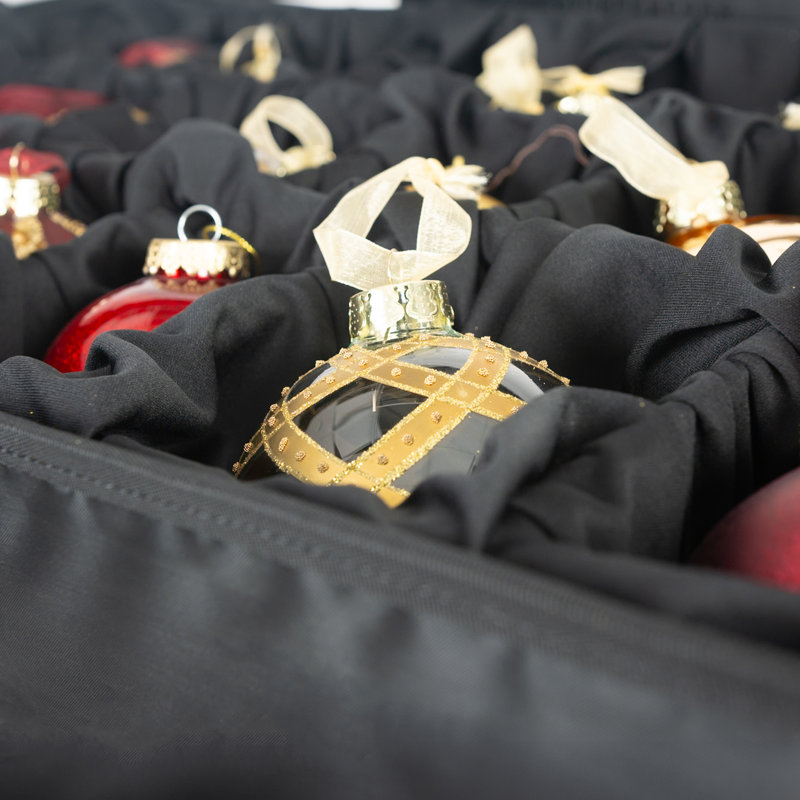 TreeKeeper XL Telescoping Christmas Ornament Storage Box w/ Adjustable ...