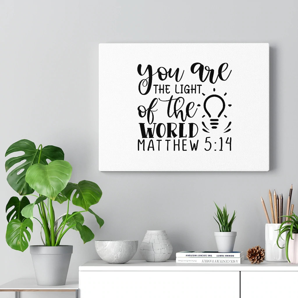 Trinx The Light of the World Matthew 5:14 Christian Wall Art Bible ...