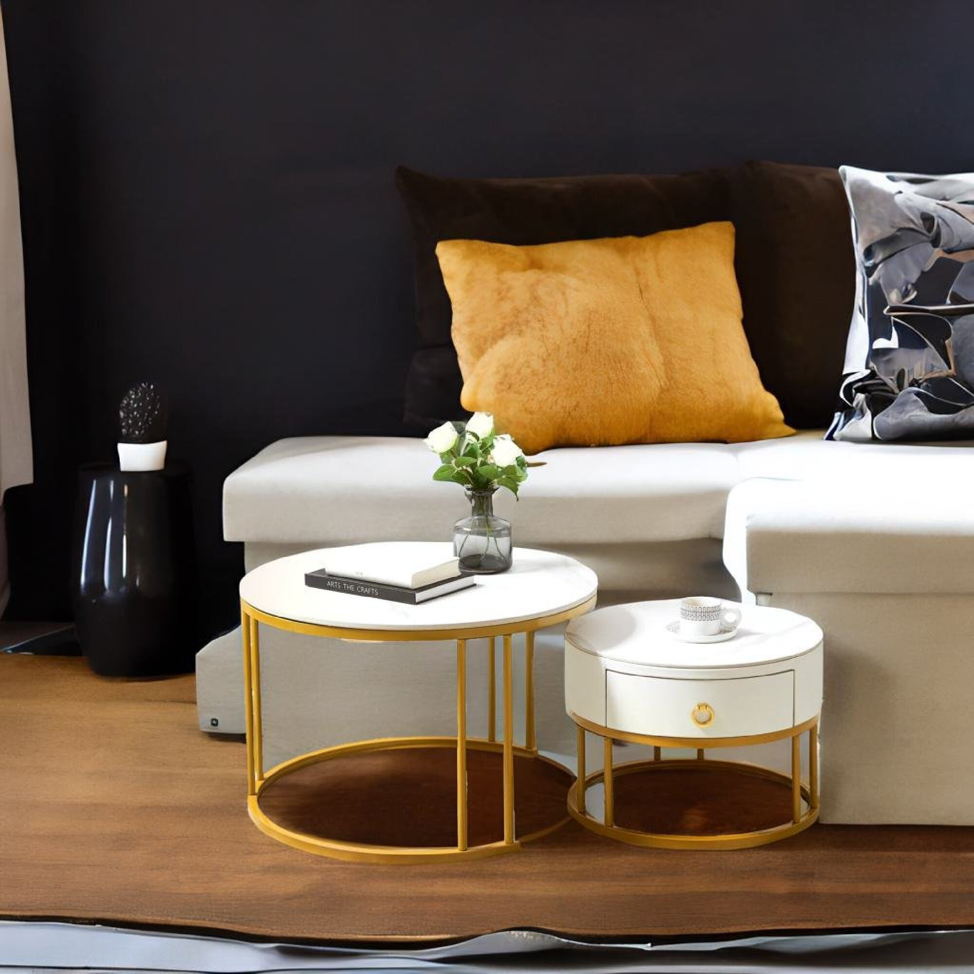 Ivy Bronx Modern Multifunctional Coffee Table With Adjustable Feet For ...