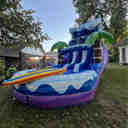 XJUMP 17 ft Surf Beach Commercial Grade Water Slide (with Blower and ...