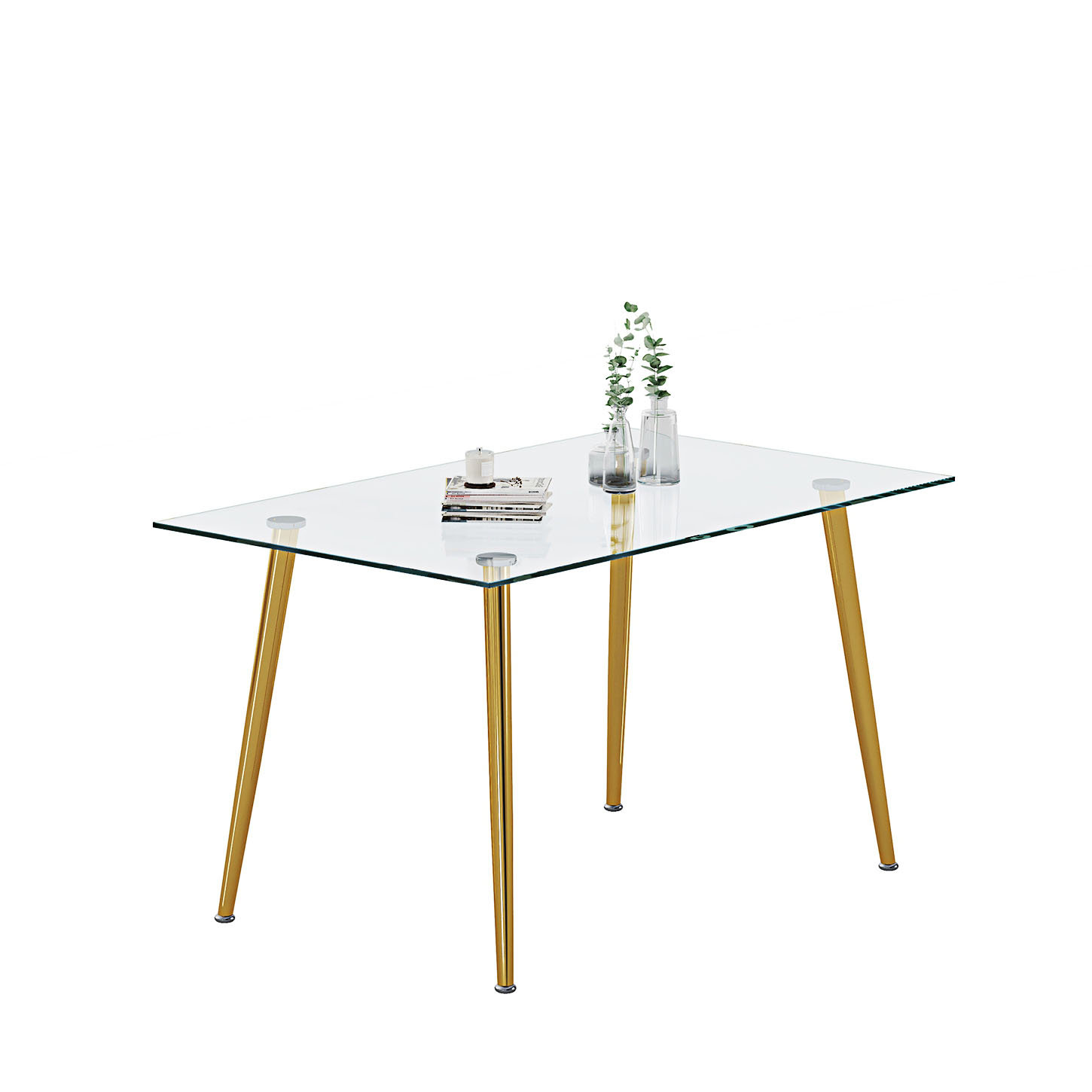 Mercer41 Dining Table With Metal Base | Wayfair