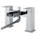 WhiteStone 2 Handle Deck Waterfall Faucet Bath Filler with Diverter ...