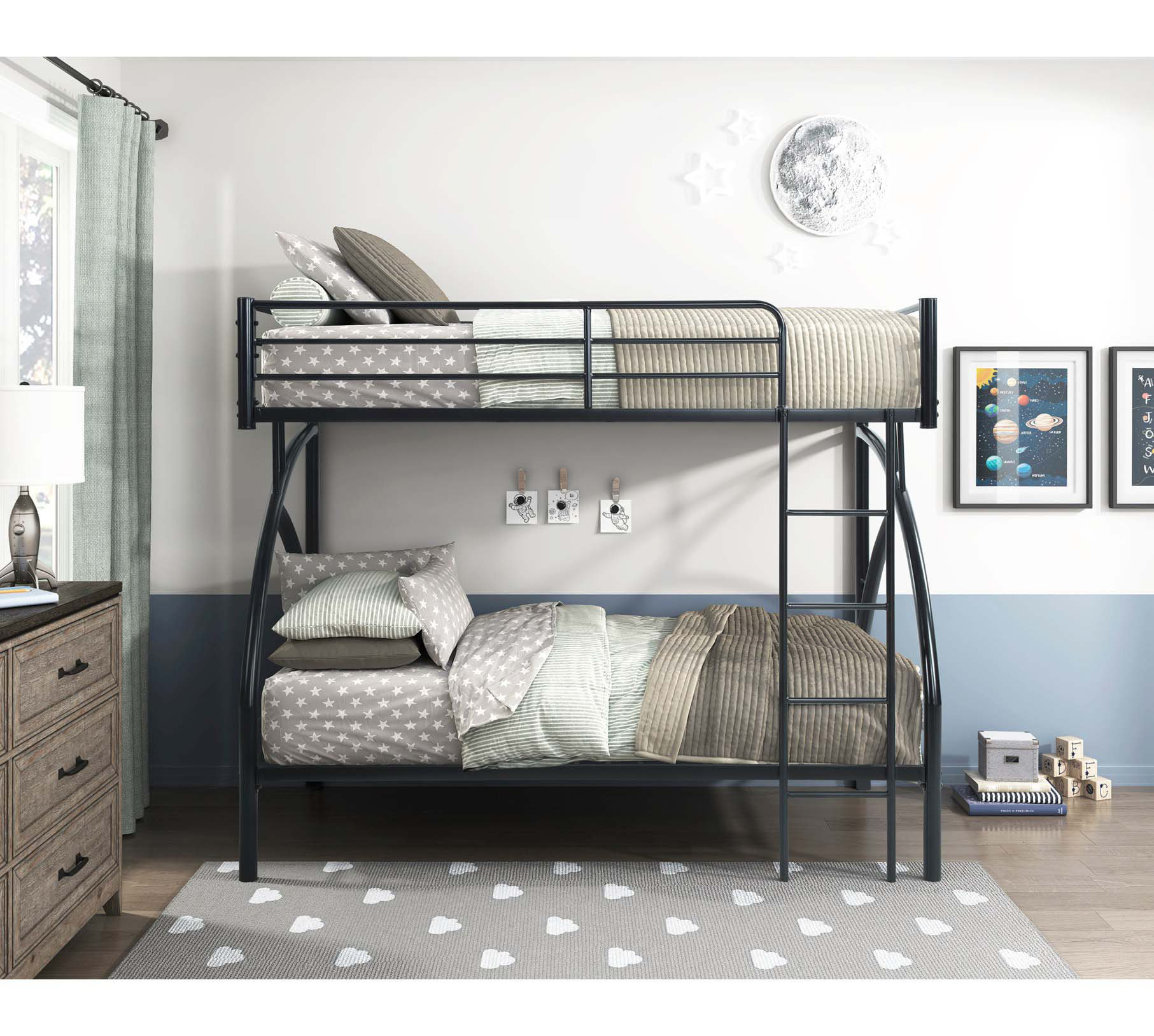 Mercer41 Metal Frame Twin/Twin Bunk Bed | Wayfair