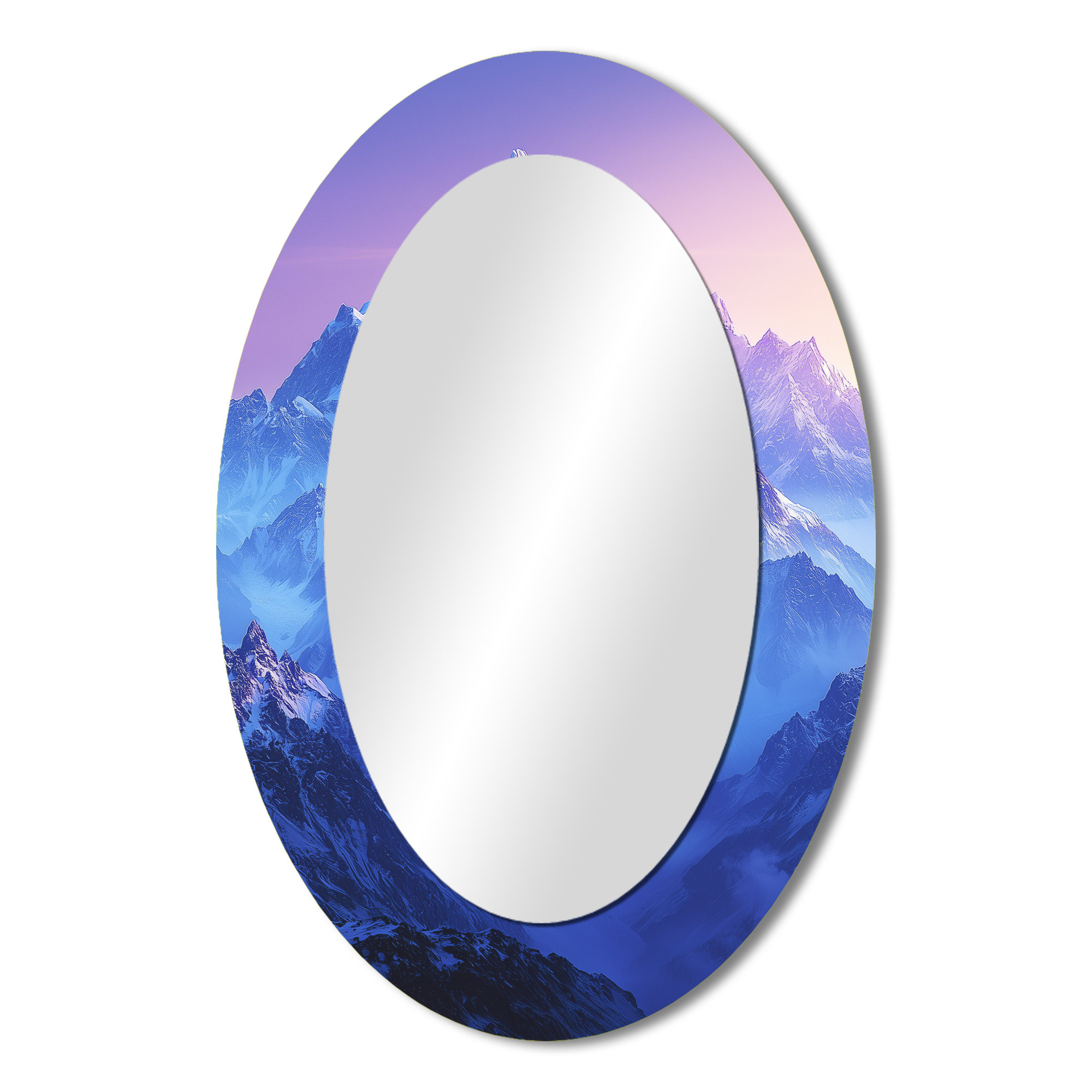 House of Hampton® Alaska Snow Capped Summits At Twilight IV - White ...