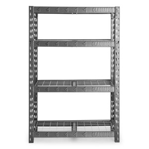 Gladiator® 48" Wide Heavy Duty Rack With Four 18" Deep Shelves ...