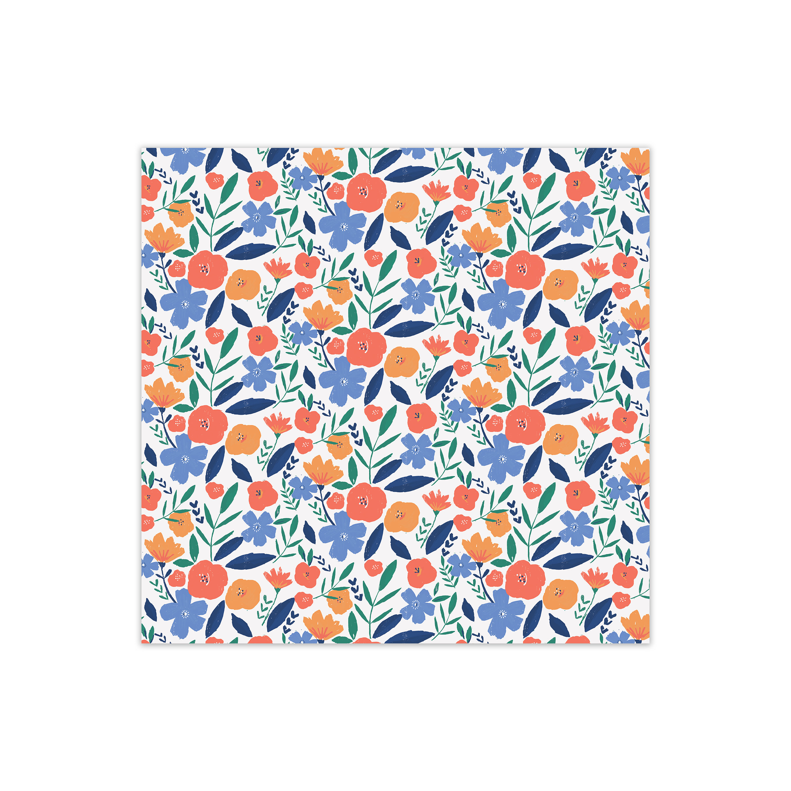 17 Stories 'Bold Flowers' by Laura Irwin - Graphic Art Print on Paper ...