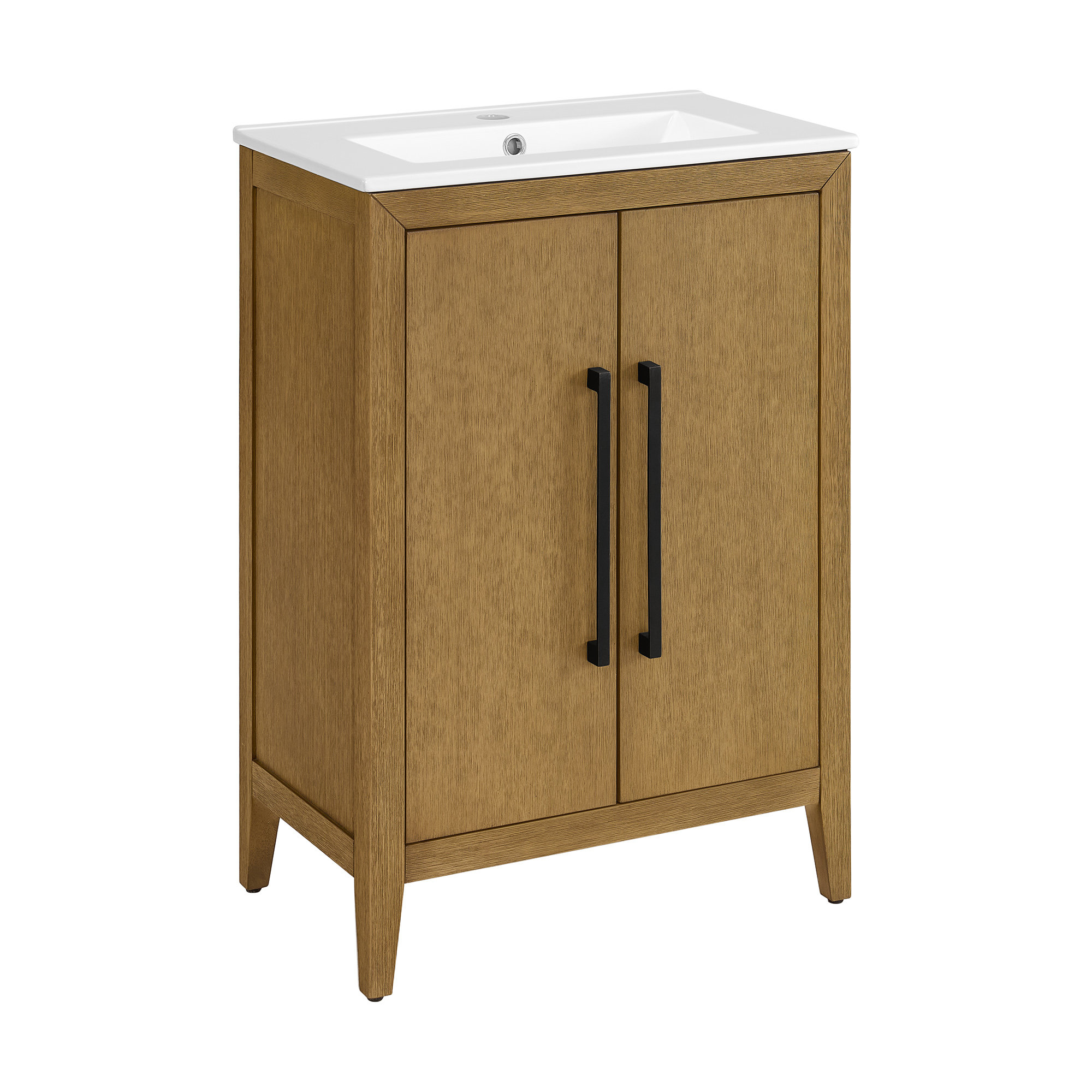 Highbury Furnishings Alsup Slim 24"W x 14"D Single Sink & Reviews ...
