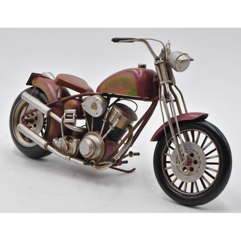 Williston Forge Allibert Jayland USA 1/8 Scale Metal Chopper Motorcycle ...