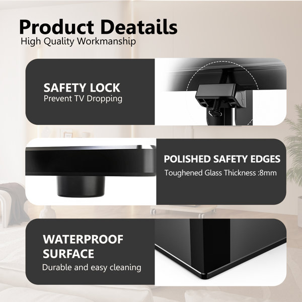 Fitueyes Square Fitueyes Floor TV Stand & Reviews | Wayfair