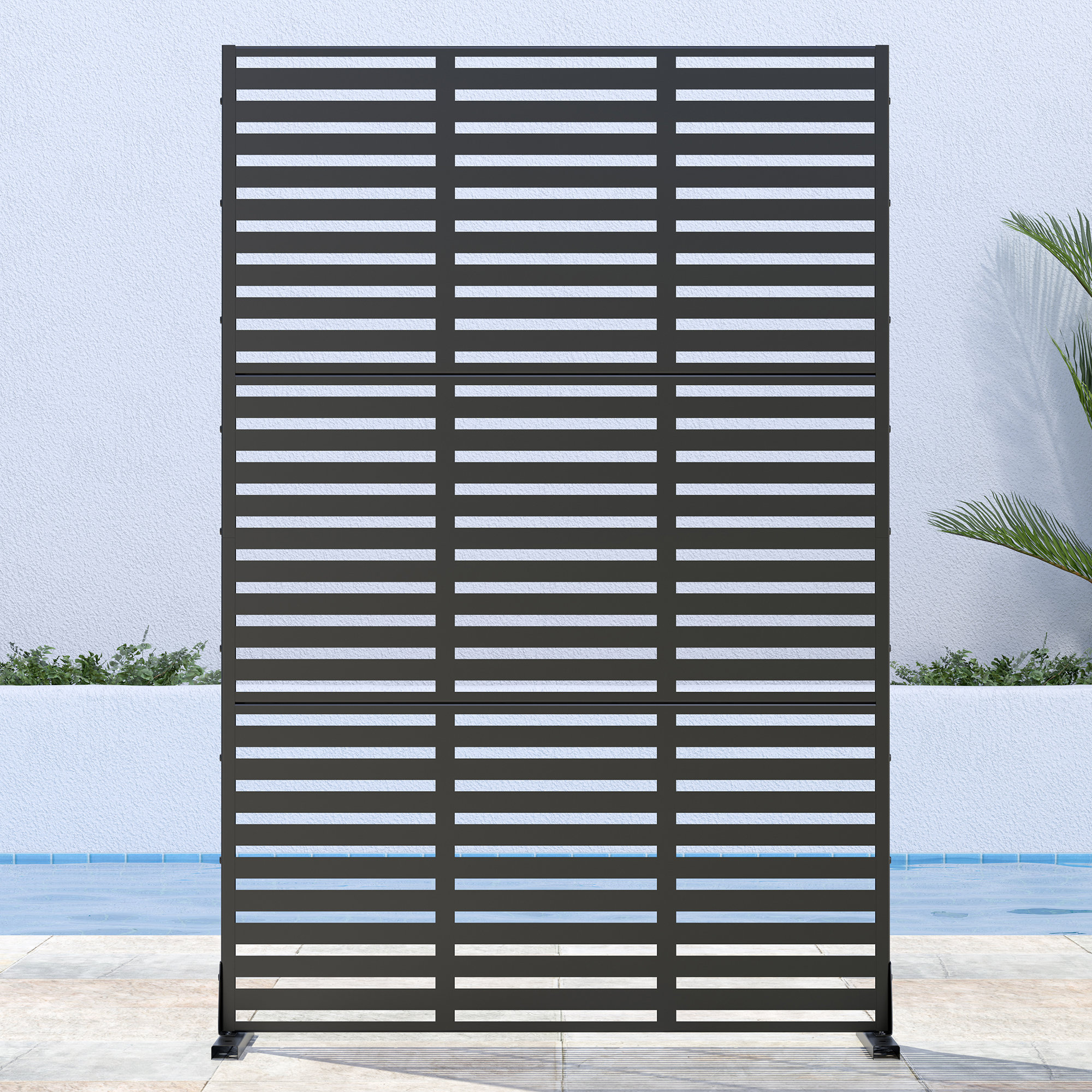 Dovelina Outdoor Metal Privacy Screen & Reviews - Wayfair Canada