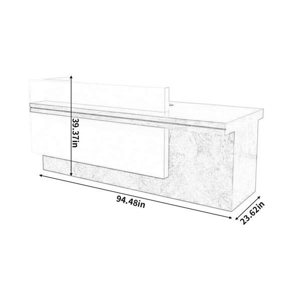 Hotel Reception Desk Dimensions
