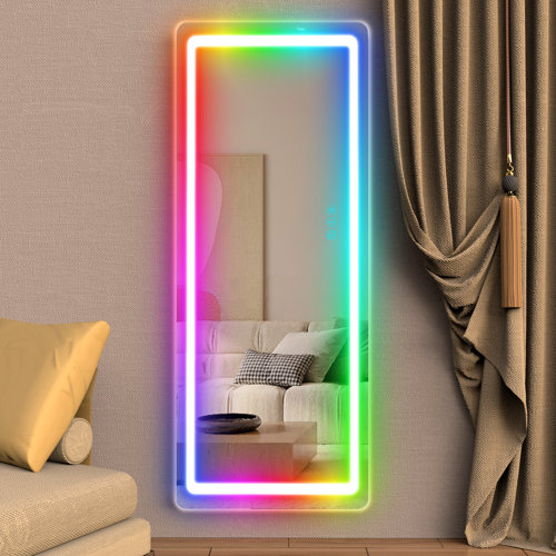 Lighted Full Length Mirrors You'll Love | Wayfair
