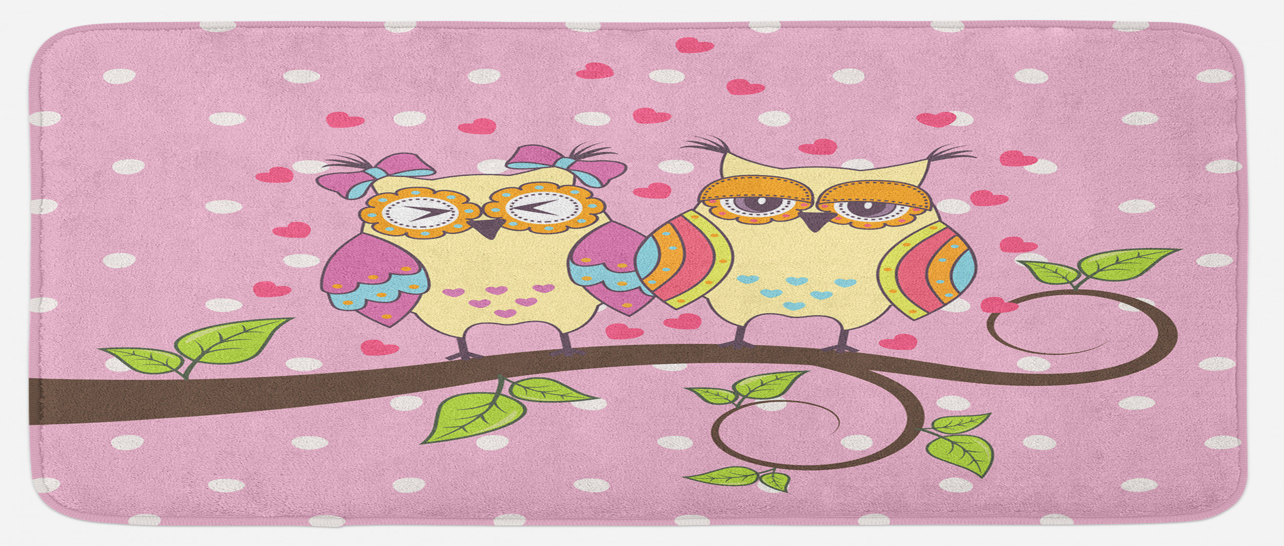 East Urban Home Owls Kitchen Mat | Wayfair