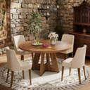 Mercer41 Round Dining Table - Wayfair Canada